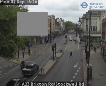 London: A23 Brixton Rd/Stockwell Rd Traffic Cam United Kingdom