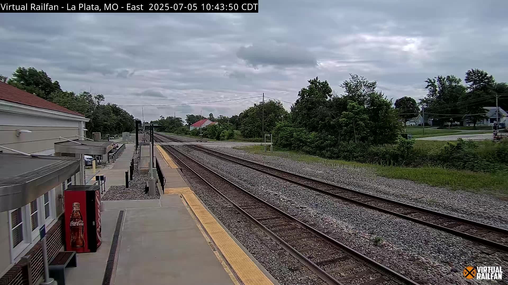 La Plata: Amtrak Railroad Station in - Webcam