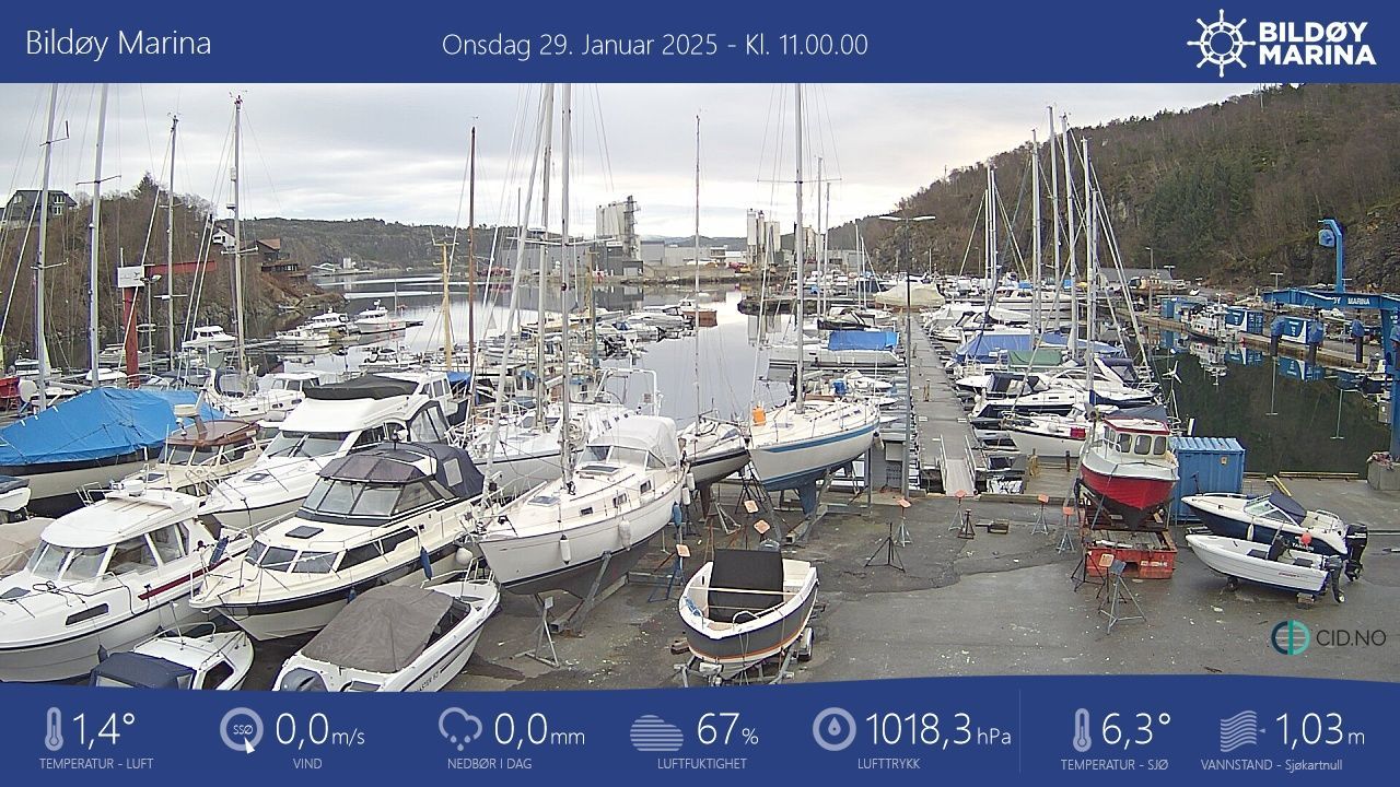 Bergen › South-West: Bildøy Marina AS Harbor Cam Norway