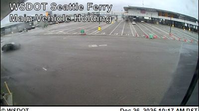 See Seattle › West: WSF - Ferry Main Vehicle Holding Live Webcam ...