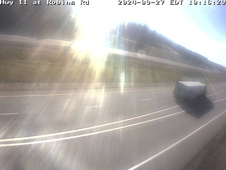 Strong Township: Highway 11 at Robins Rd Landscape Webcam Canada