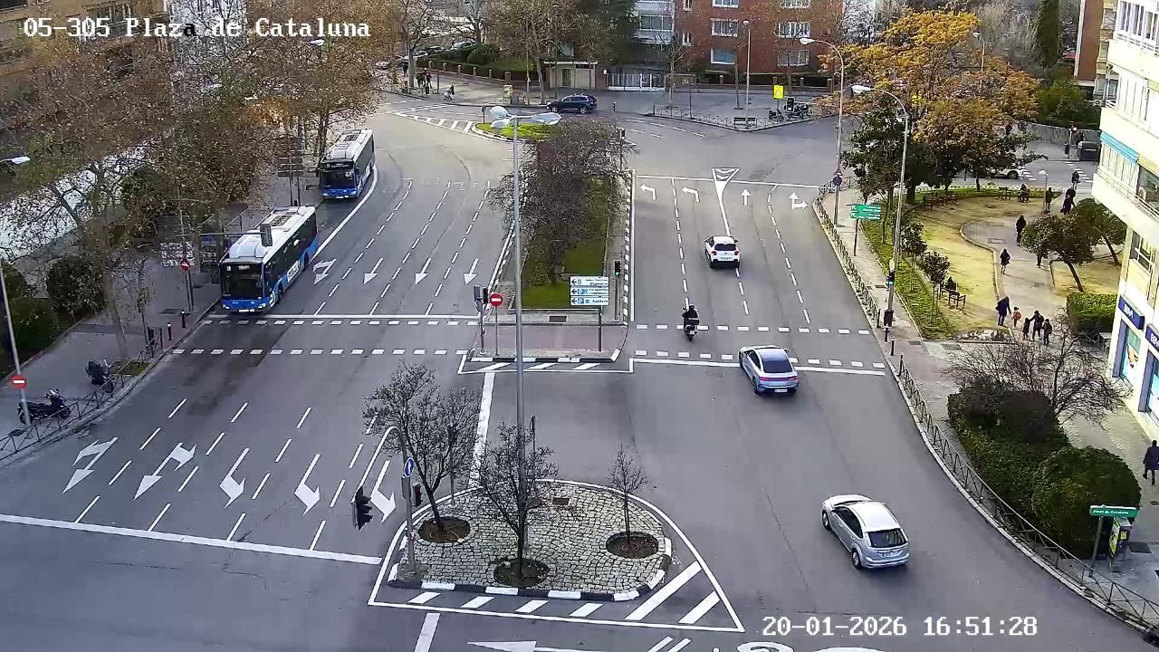 Ciudad Jardin: PLAZA DE CATALU A Traffic Cam Spain