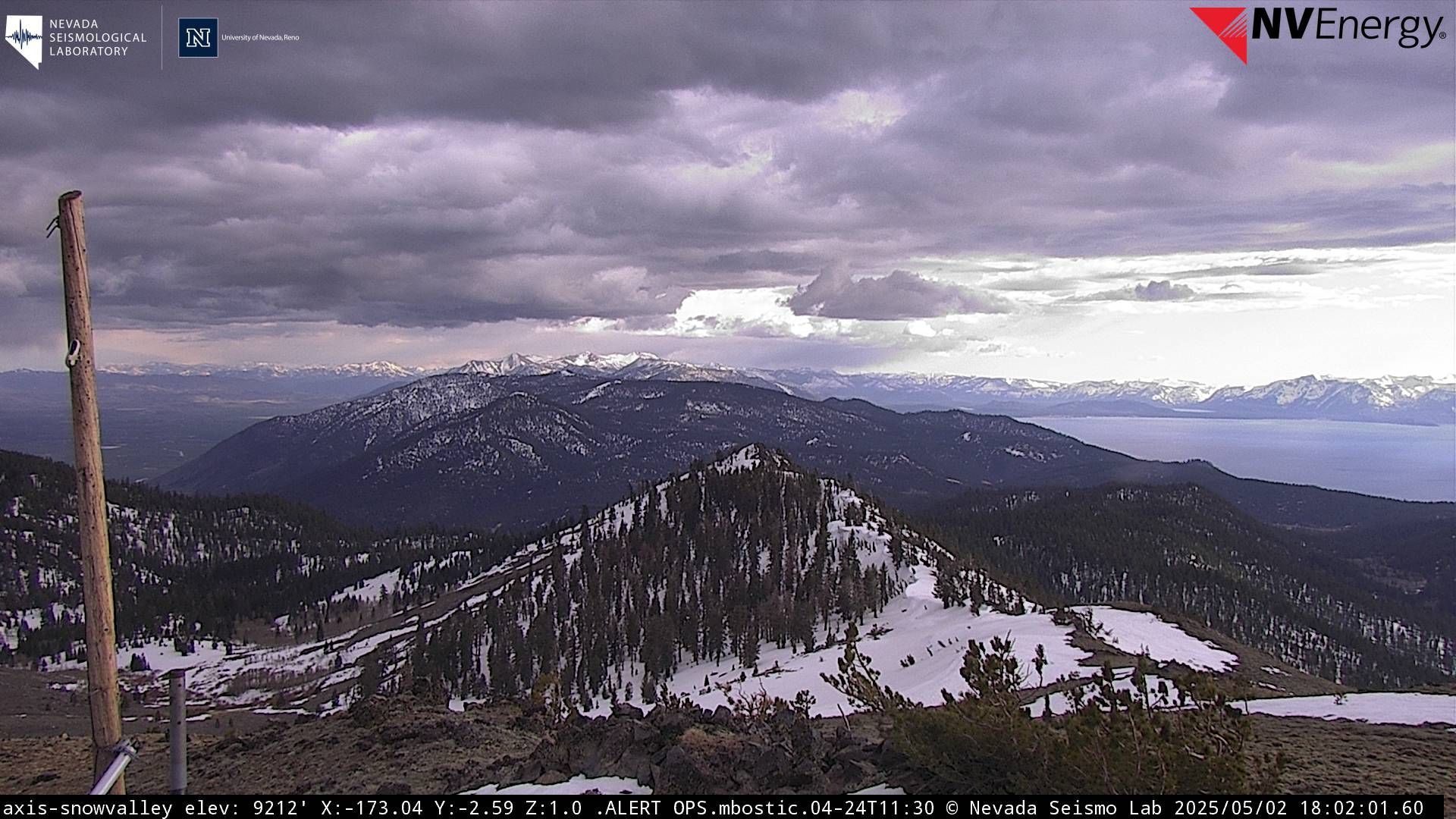 Carson City: Snow Valley Peak Traffic Cam