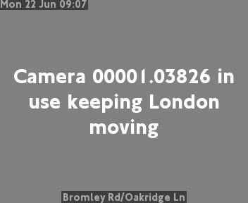 London: Bromley Rd/Oakridge Ln Traffic Cam United Kingdom