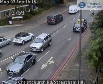 London: Christchurch Rd/Streatham Hill Traffic Cam United Kingdom