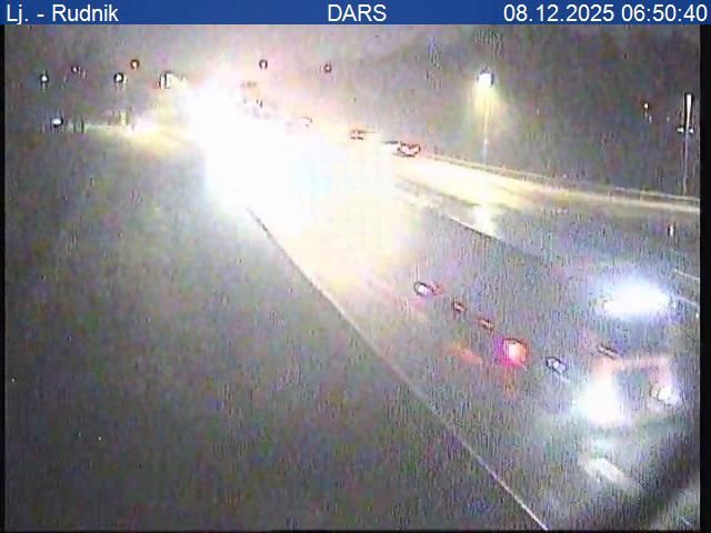 Ljubljana: A1/E70 - južna obvoznica, Lj. - Rudnik Traffic Cam Slovenia