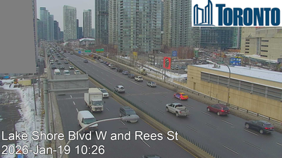 See Old Toronto: Gardiner Expwy near Rees St Live Webcam & Weather ...