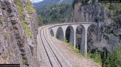See Bergun Filisur: Landwasser Viaduct Live Webcam & Weather Report in ...