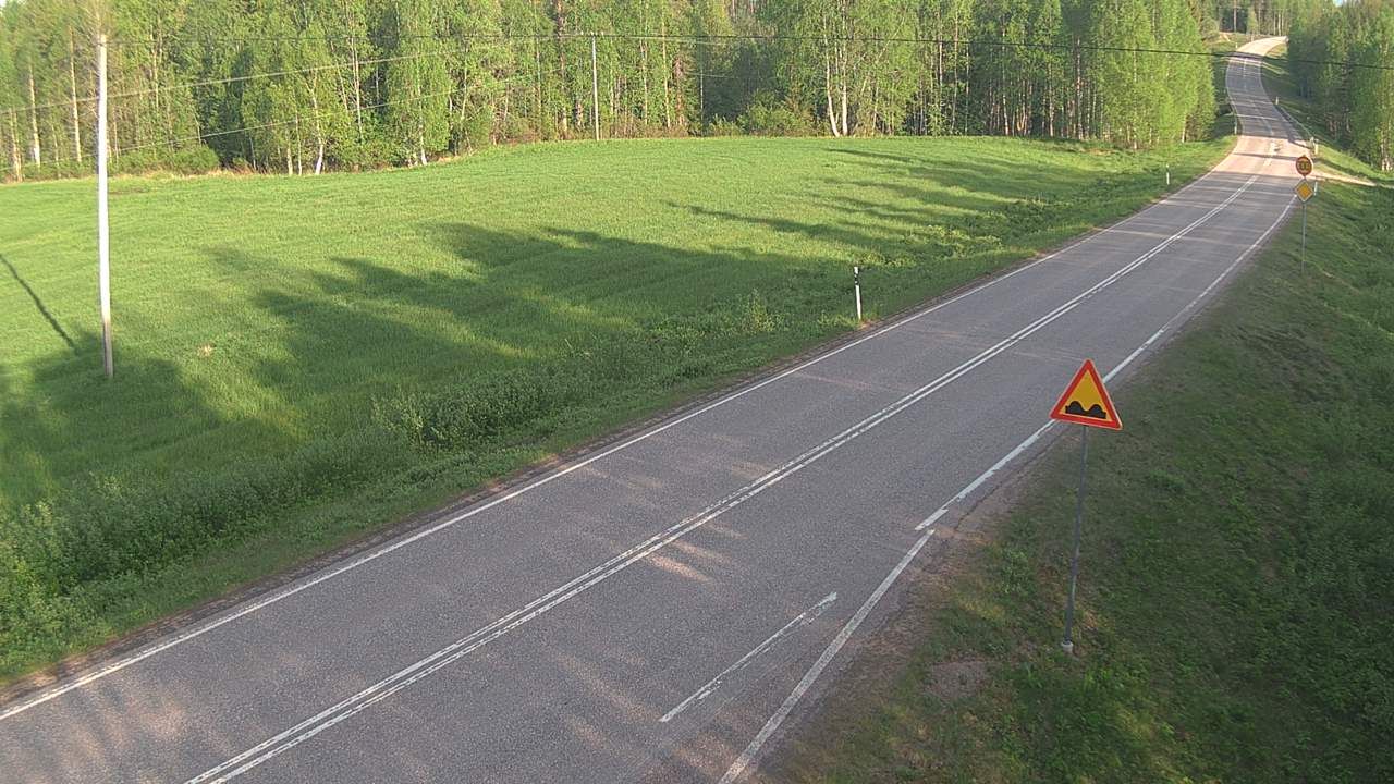 Puolanka: Tie - Paasikoski - Puolangalle Landscape Webcam Finland