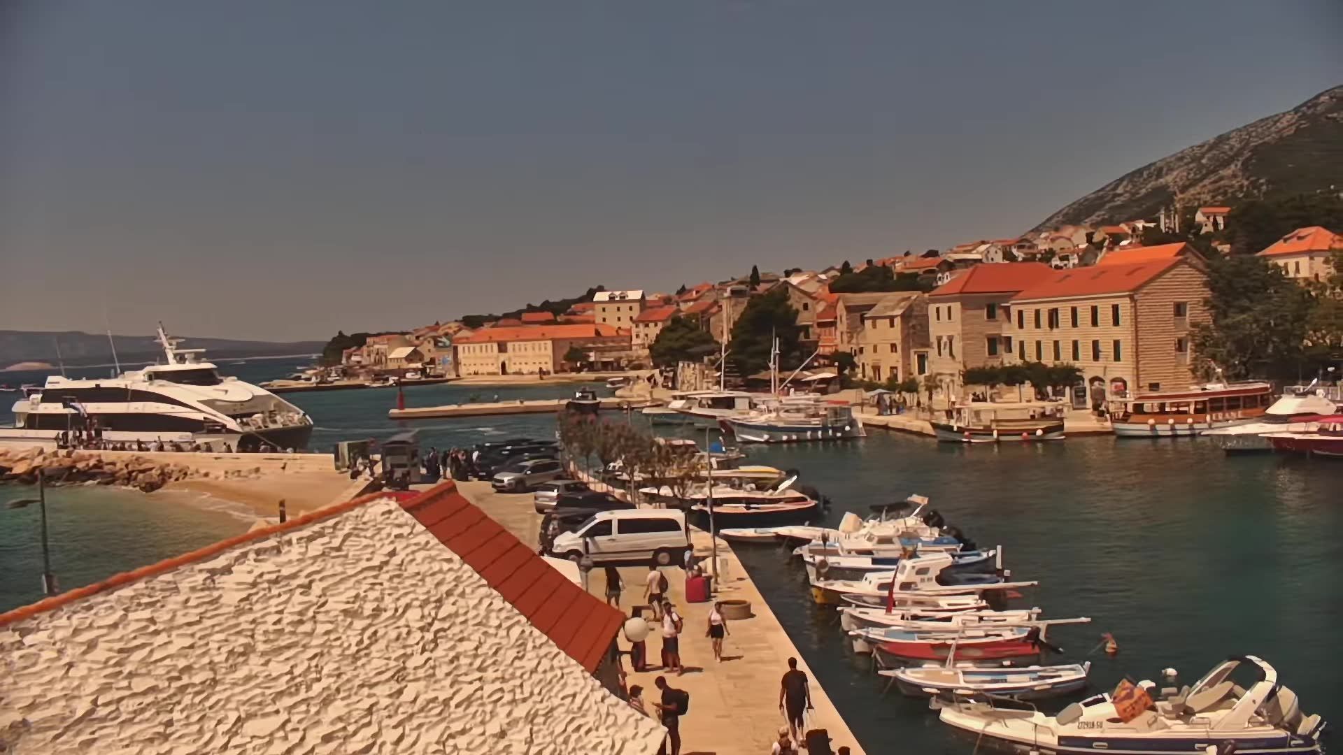 Stari Grad Harbor Cam Croatia