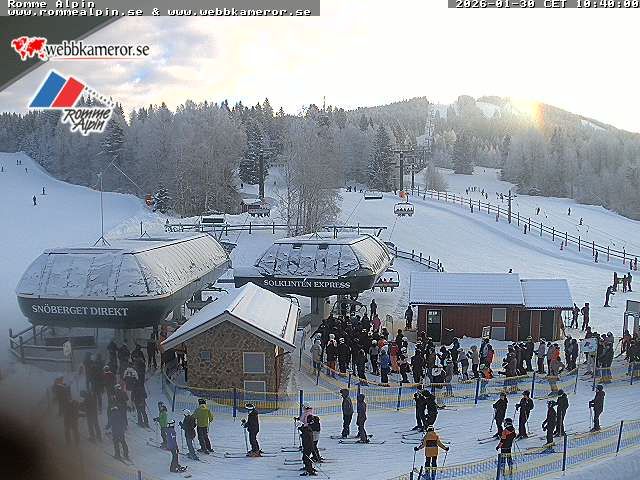 Grevbo: Romme Alpin Mountain Cam Sweden