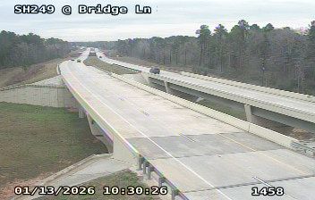 See Magnolia › North: SH-249 @ Bridge Ln Live Webcam & Weather Report ...