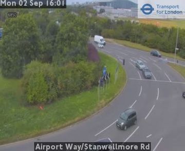 London: Airport Way/Stanwellmore Rd Traffic Cam United Kingdom