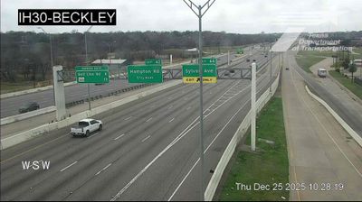 See Dallas › East: IH30 @ Beckley Live Webcam & Weather Report in ...