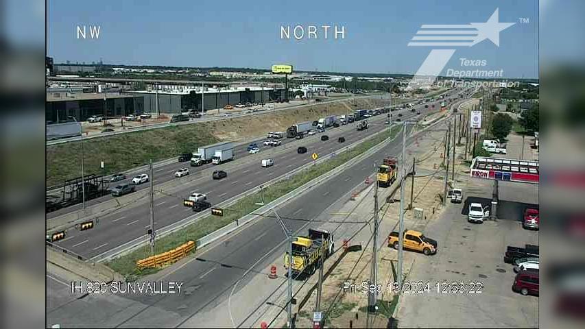 Arlington › East: I-820EL @ Sun Valley Traffic Cam