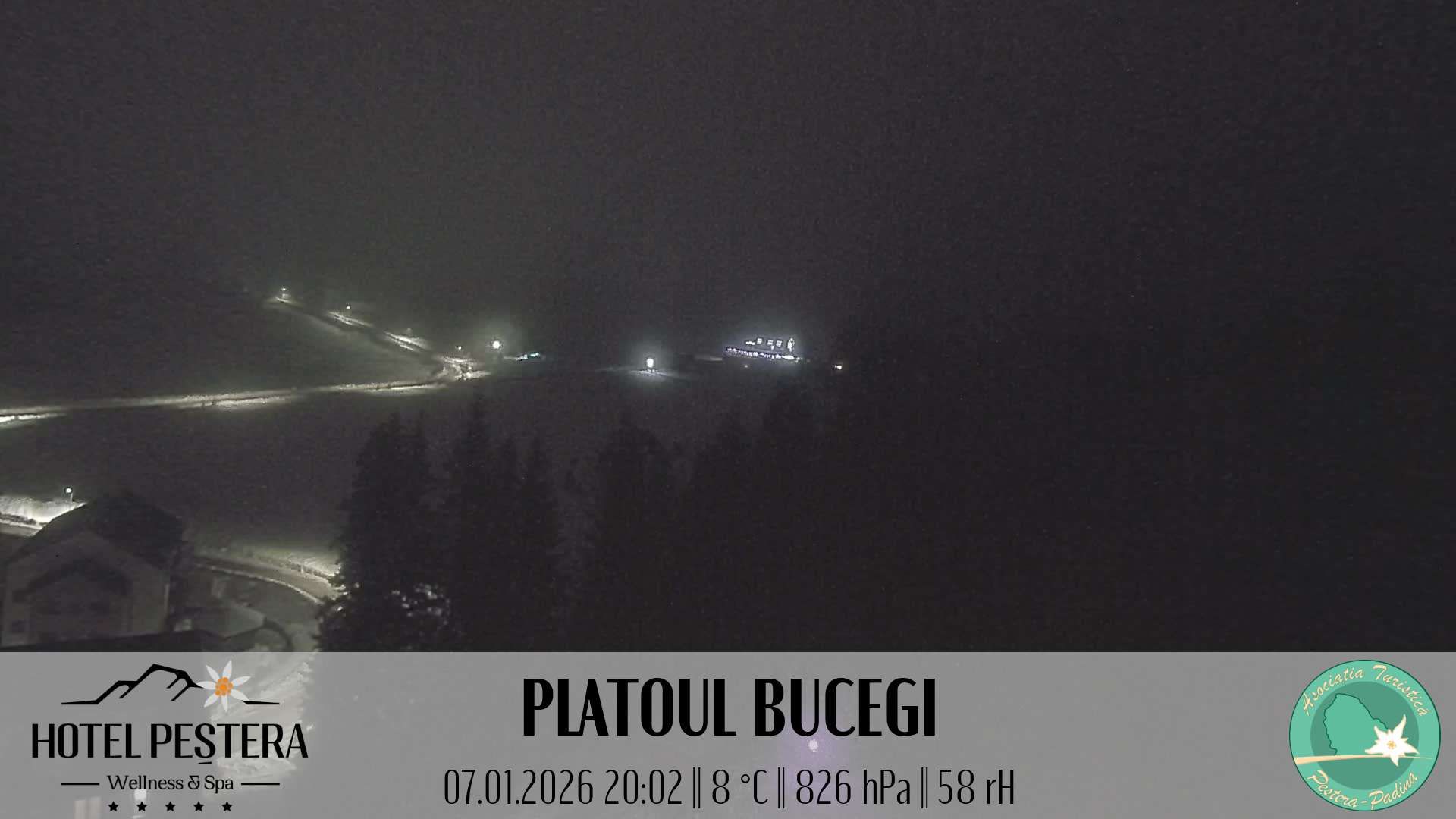 Webcam Platoul Bucegi Hotel Pestera