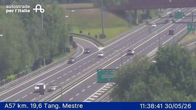 See Favaro Veneto: A57 km. 19,6 Tang. Mestre Live Webcam & Weather ...