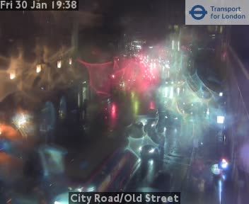 City of London: City Road/Old Street Traffic Cam United Kingdom
