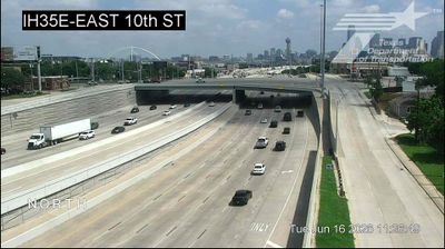 See Dallas › North: IH35E @ East 10th Street Live Webcam & Weather ...