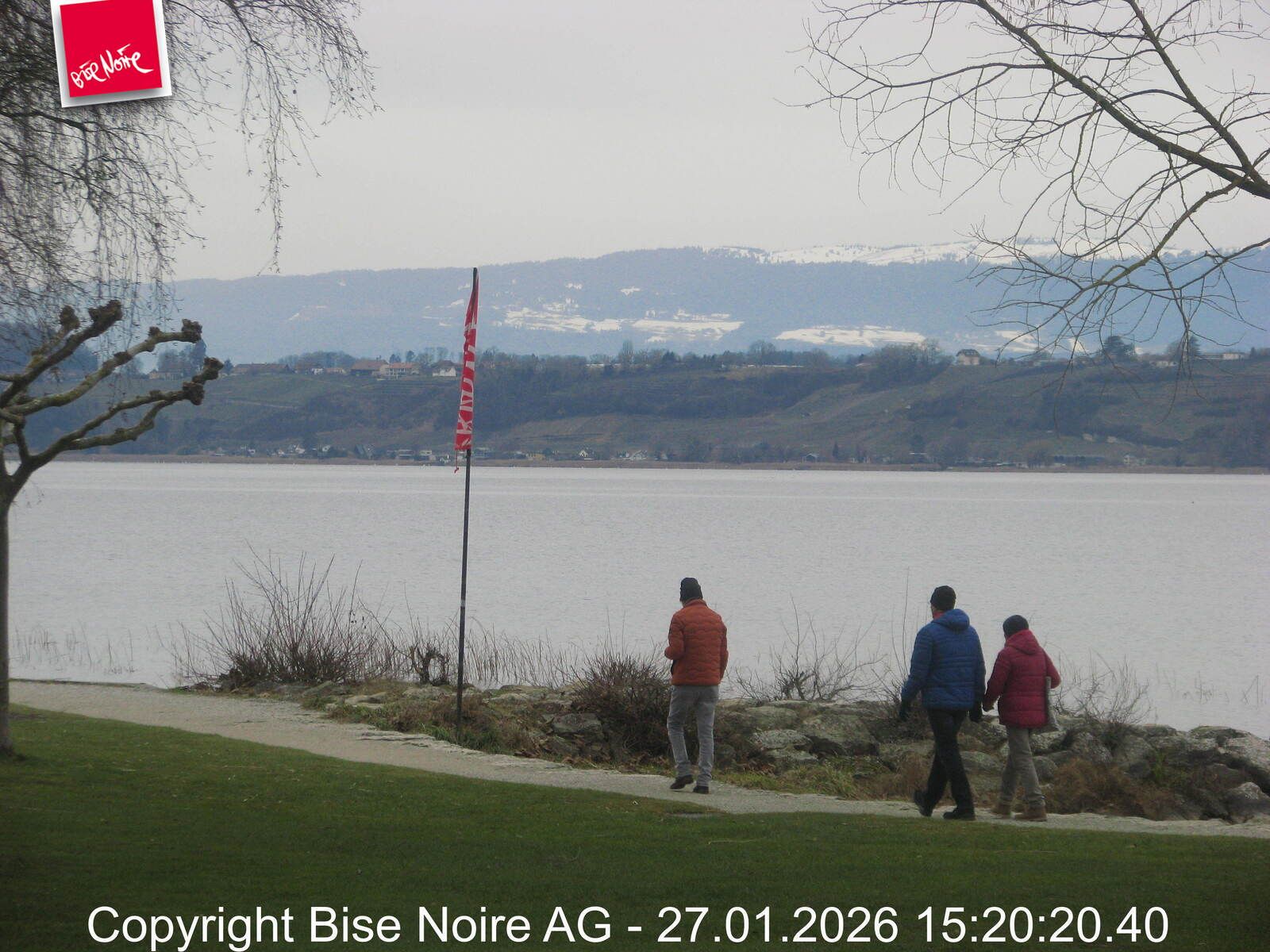 Vollbild: Muntelier › Nord-West: Lake Murten Wetter Swiss Webcams