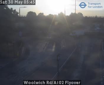 London: Woolwich Rd/A102 Flyover Traffic Cam United Kingdom