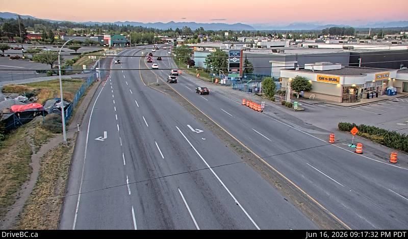 City of Langley › North-East: Hwy 10 at Fraser Hwy in Langley, looking ...