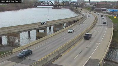 See Buffalo › North: I-190 at Interchange 11 (Scajaquada Expressway ...