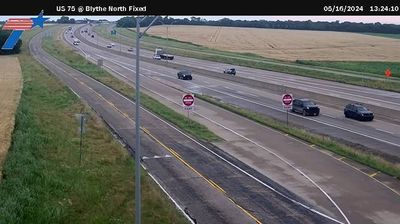 See Howe › South: US 75 at Blythe North Fixed Live Webcam & Weather ...