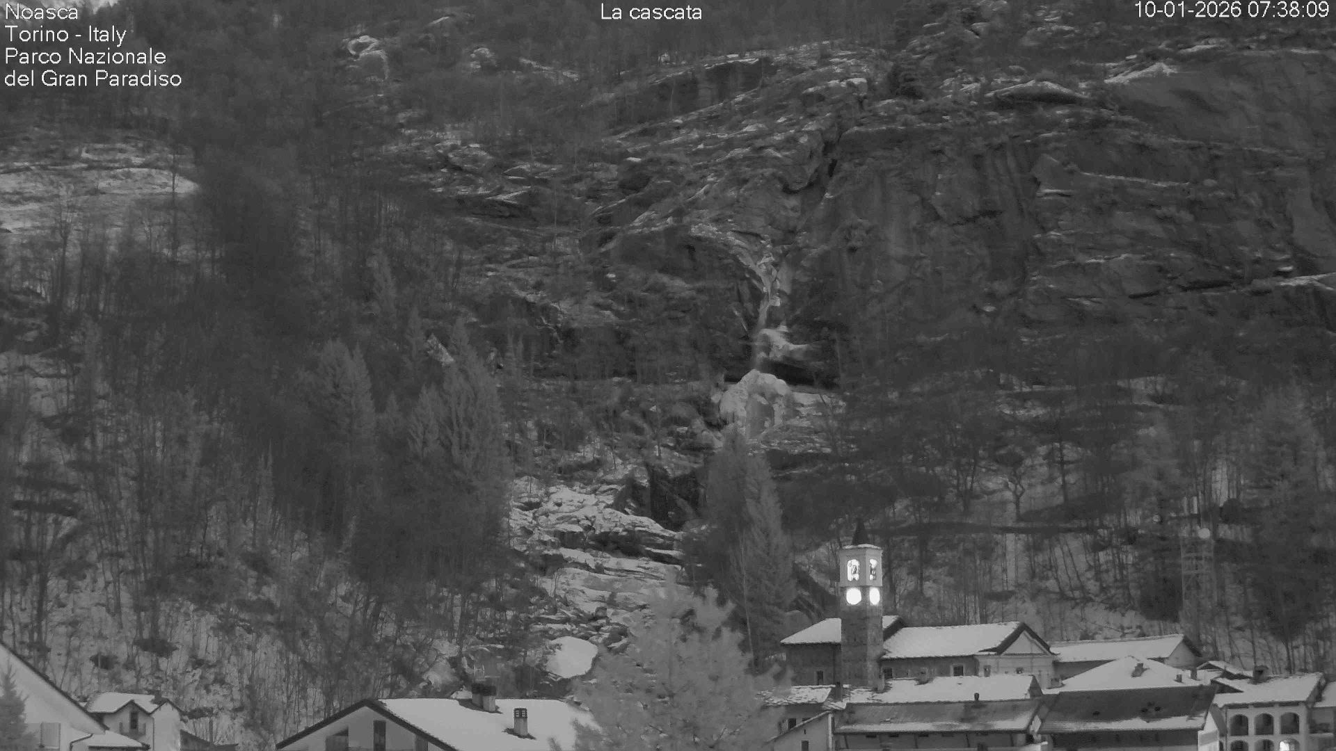 Noasca › North: Cascata di Noasca Landscape Webcam Italy