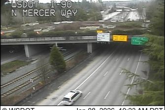 See Mercer Island: I-90 at MP 8: N Mercer Wy Live Webcam & Weather ...