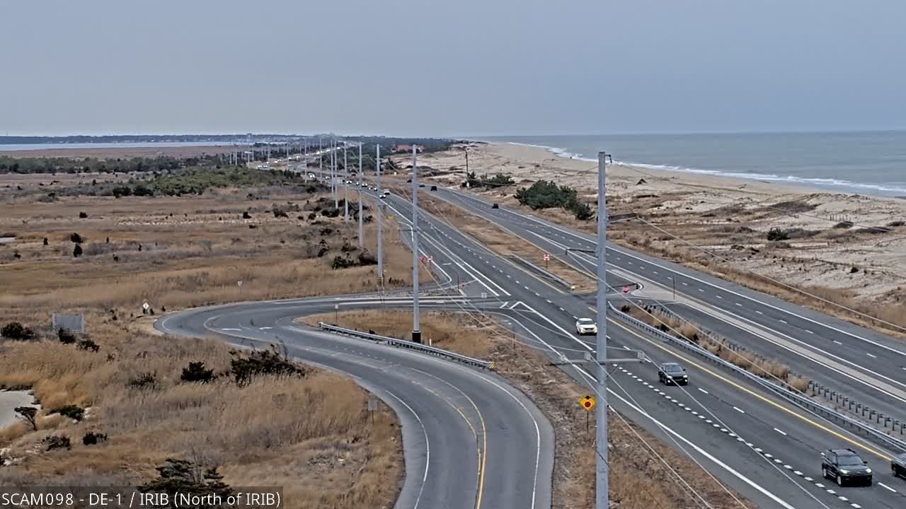 Pot-Nets Seaside: SR 1 @ INDIAN RIVER BRIDGE INLET - NORTH Traffic Cam