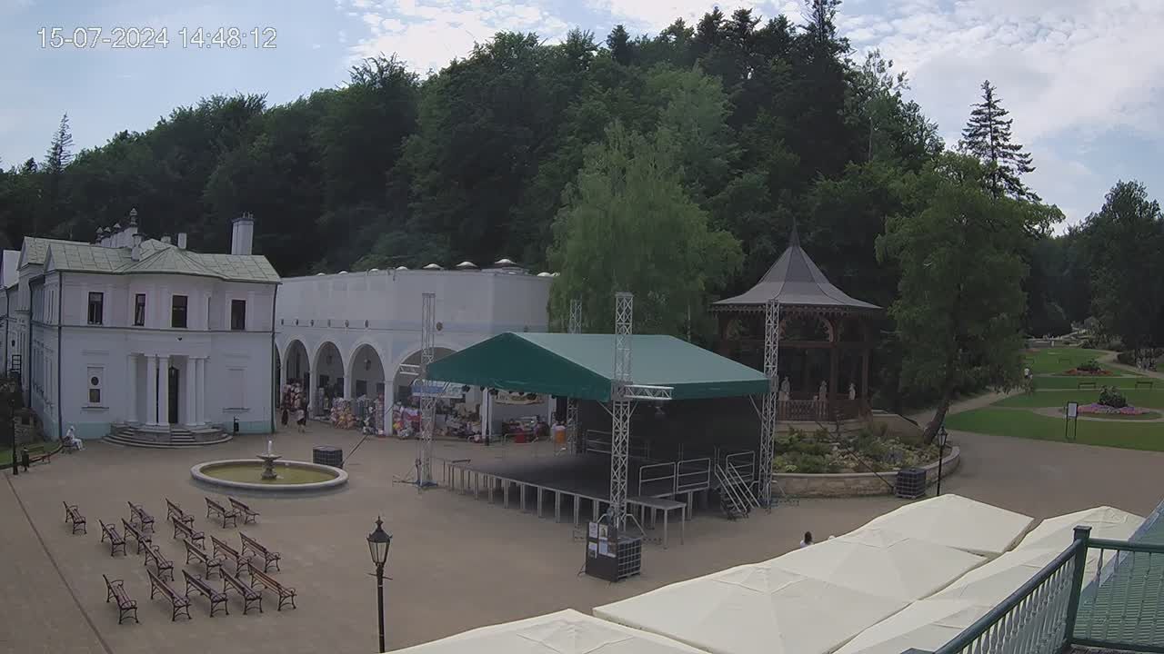 Iwonicz-Zdroj › South-West: Pl. Dietla, Iwonicz-Zdrój Webcam Poland