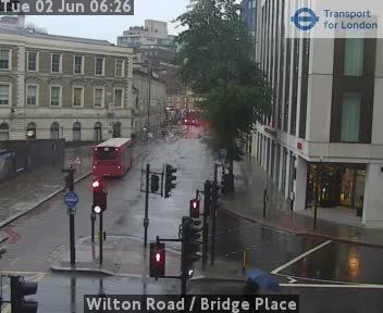 London: Wilton Road - Bridge Place Landscape Webcam United Kingdom