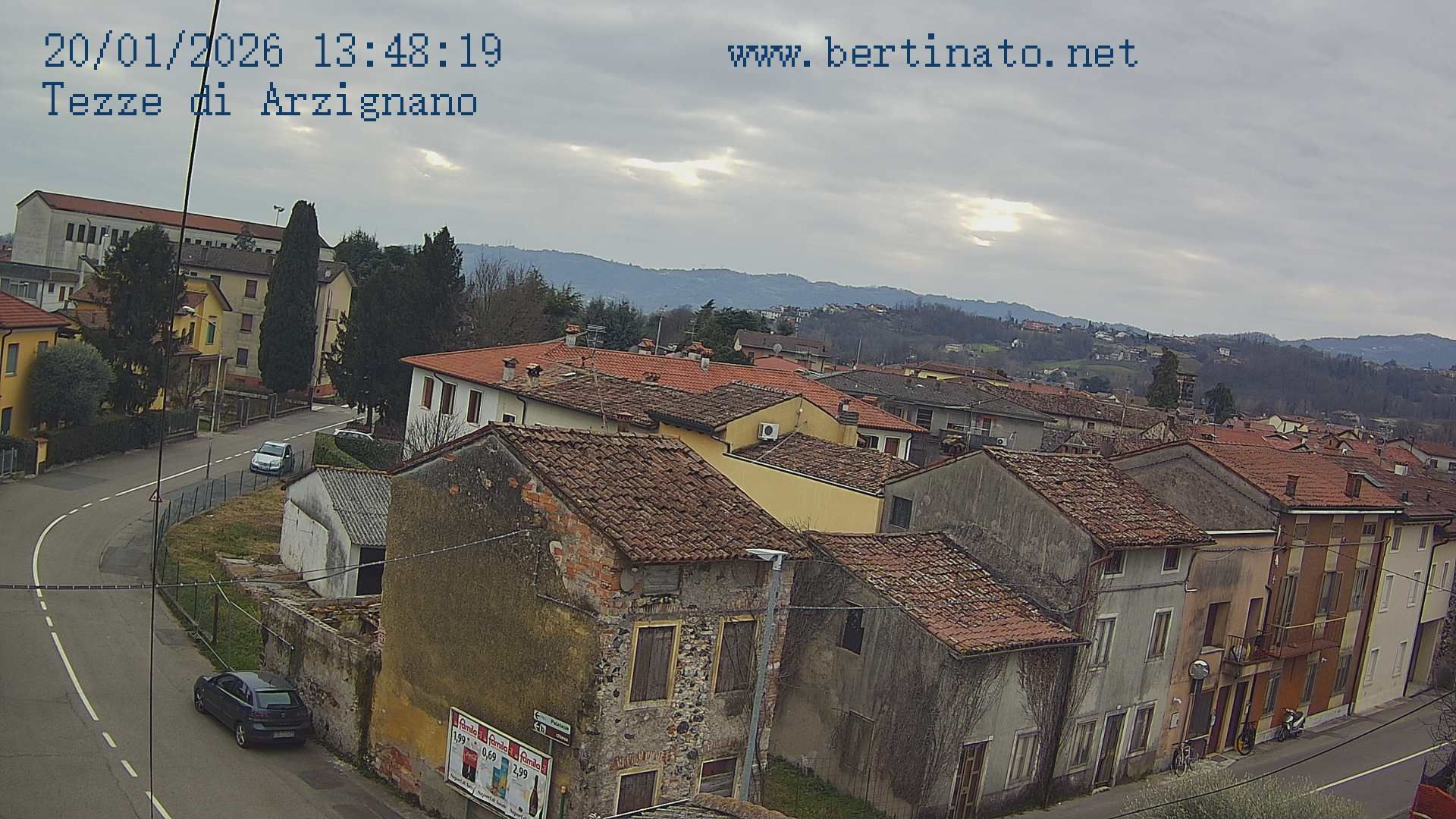 Arzignano: Abitato Tezze di Landscape Webcam Italy