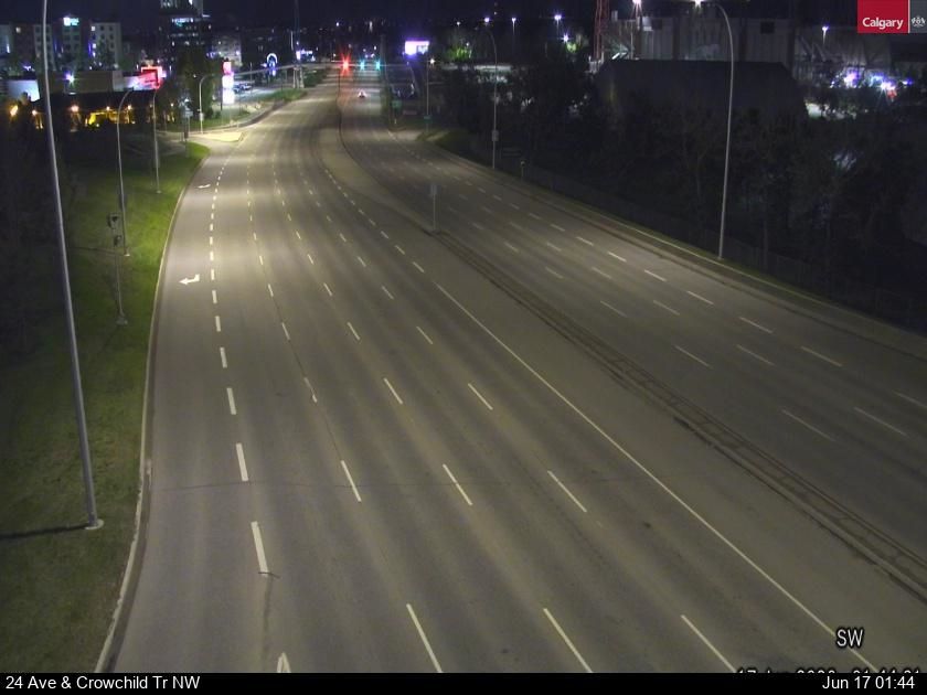 Banff Trail: 24 Avenue - Crowchild Trail NW Traffic Cam Canada