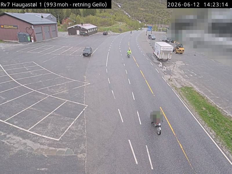 Haugastol: R7 - Hardangervidda Traffic Cam Norway