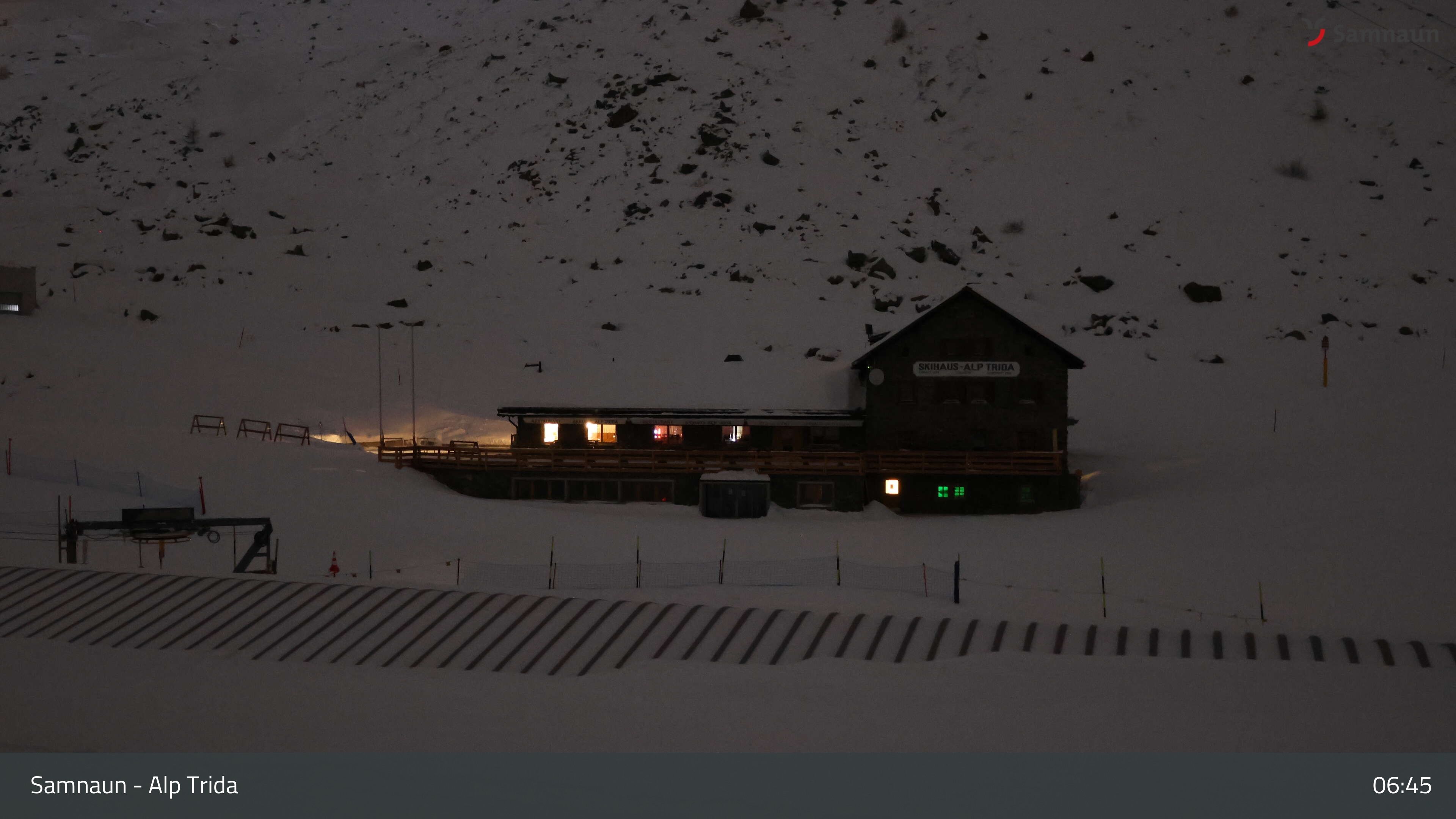 Vollbild: Compatsch: Samnaun - Alp Trida, Restaurant Skihaus Wetter ...