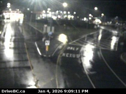 Sumas › South: , Canada/USA border crossing at Hwy and nd Ave, looking ...