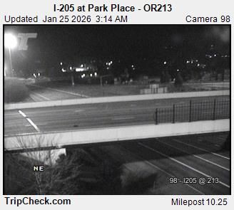 Oregon City: I-205 at Park Place - ORE213 Landscape Webcam United States