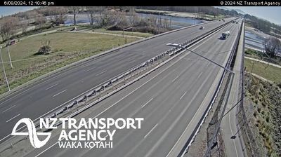 See Christchurch › North: SH1 Waimakariri Bridge Live Webcam & Weather ...