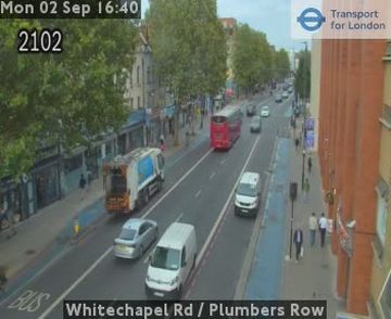 London: Whitechapel Rd - Plumbers Row Traffic Cam United Kingdom