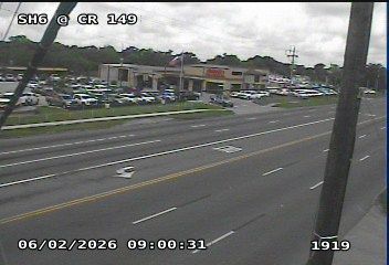 Alvin › North: SH-6 @ CR149 Traffic Cam