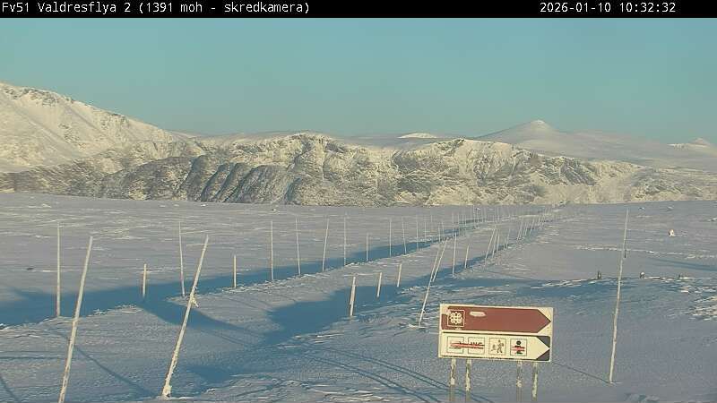 Oystre Slidre: F51 Valdresflye (skifter) Landscape Webcam Norway