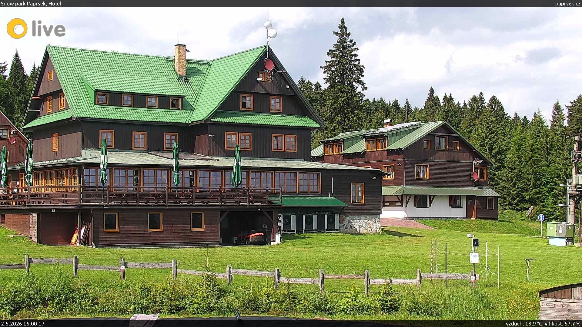 Velke Vrbno › East: Chata Paprsek - Mika M + M Building Webcam Czechia