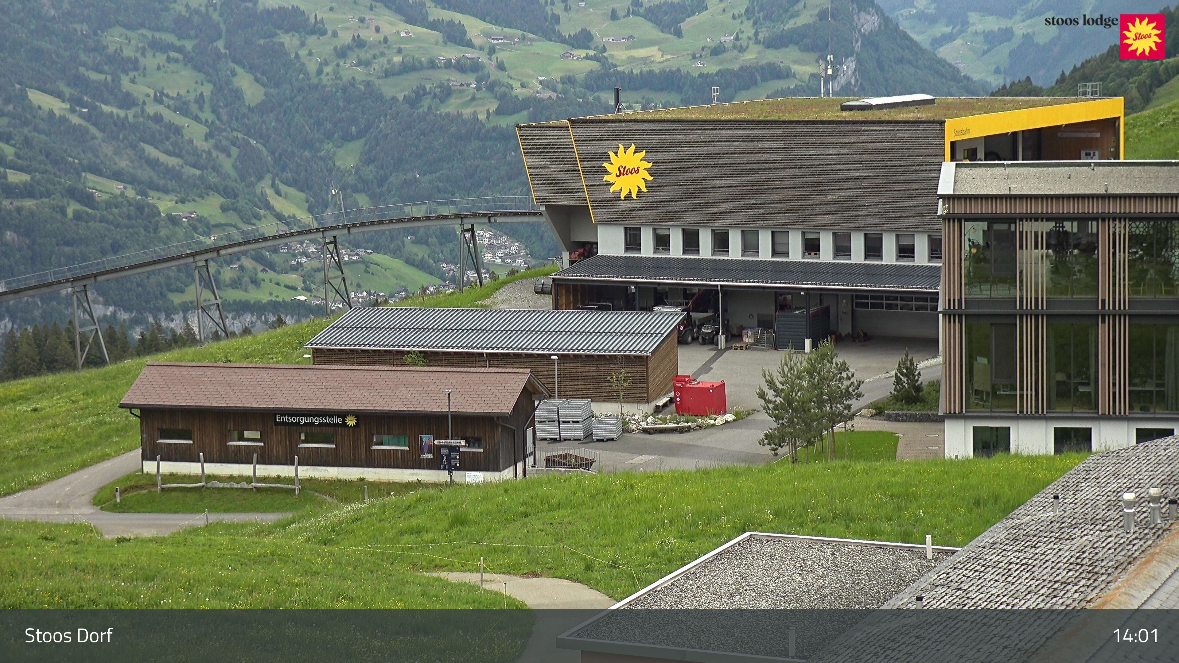 Vollbild: Stoos SZ: Stoos - Stoos Dorf, NEUE BERGSTATION Wetter Swiss ...