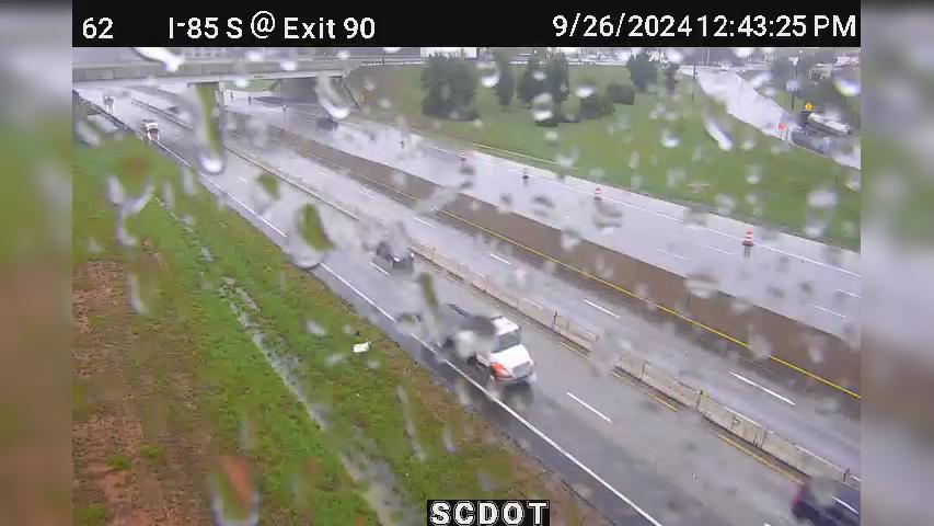 Gaffney: I-85 S @ MM 89.7 (Exit) Live Traffic Camera