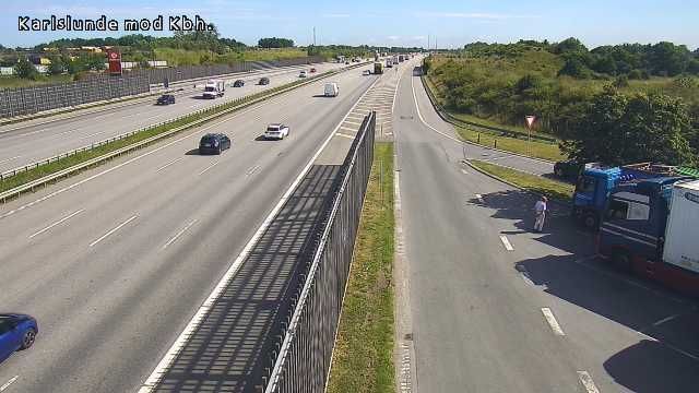 Karlslunde › North: E20/E47 - rasteplads - N Traffic Cam Denmark