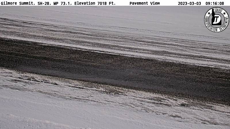 Idaho: SH 28: Gilmore Summit: Pavement Traffic Cam