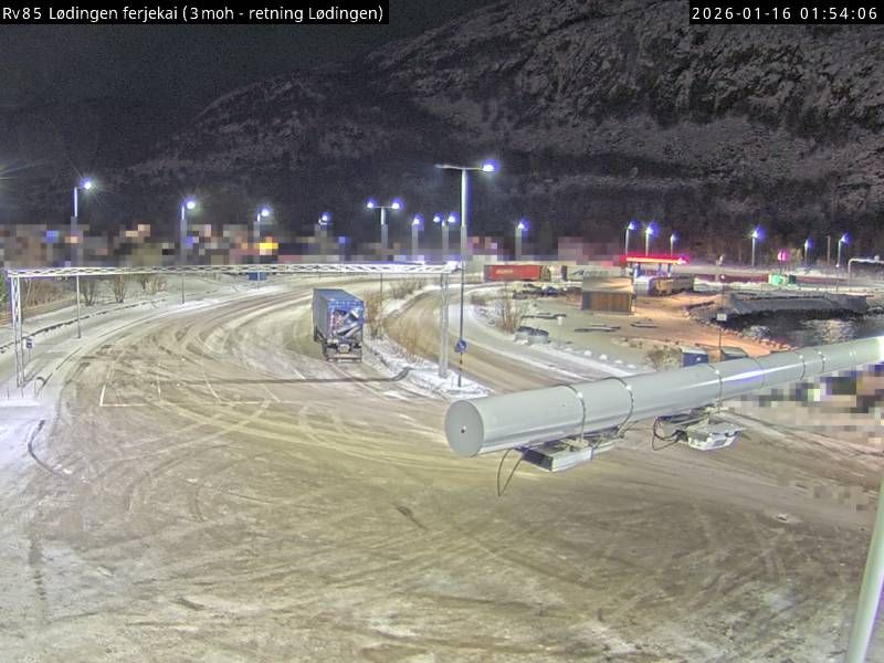 Lodingen: R85 - Fergekai Landscape Webcam Norway