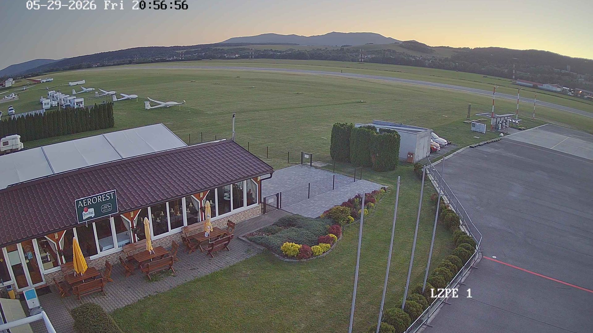 District of Prievidza: Prievidza Airport Landscape Webcam Slovakia